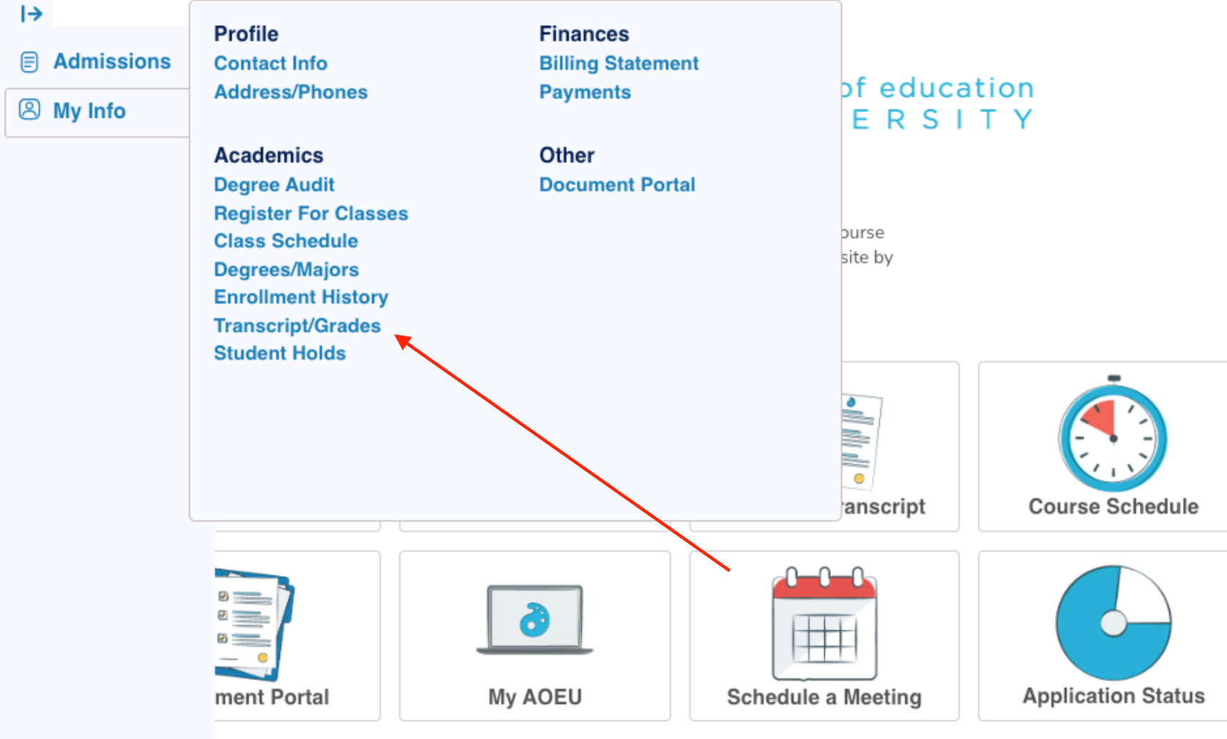 How to View Your Unofficial Transcripts